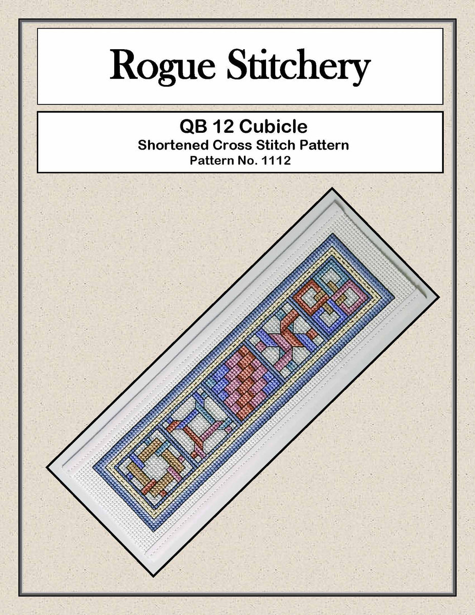 Cubicle QB 12 - Shortened Cross Stitch Pattern – Rogue Stitchery, LLC