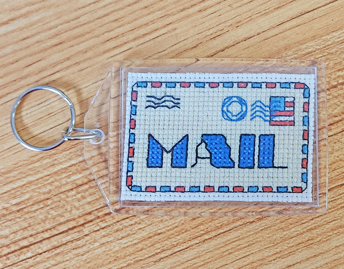 Mail Envelope Keychain - Cross Stitch Kit – Rogue Stitchery, LLC