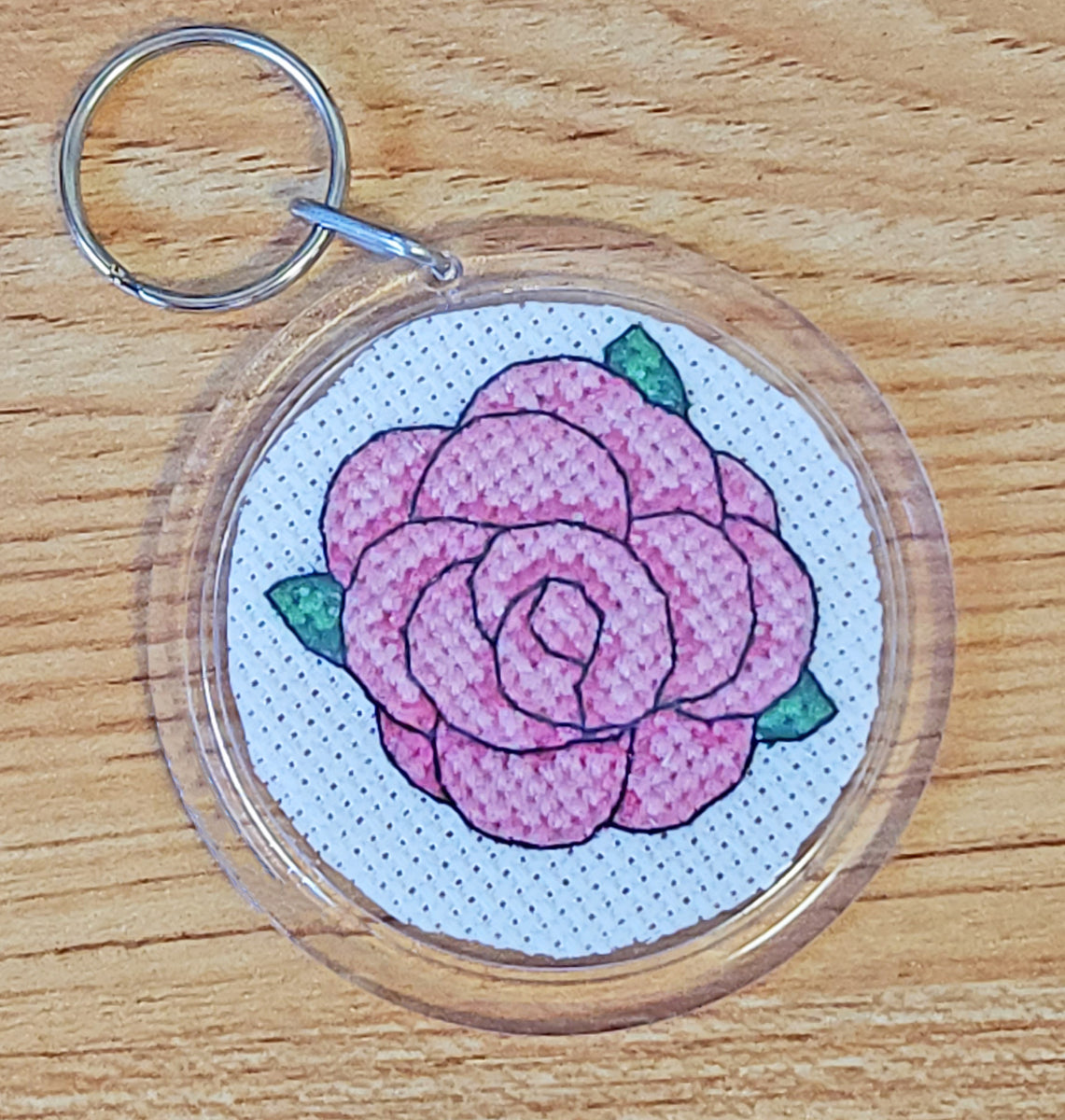 Rose Keychain - Cross Stitch Kit – Rogue Stitchery, LLC