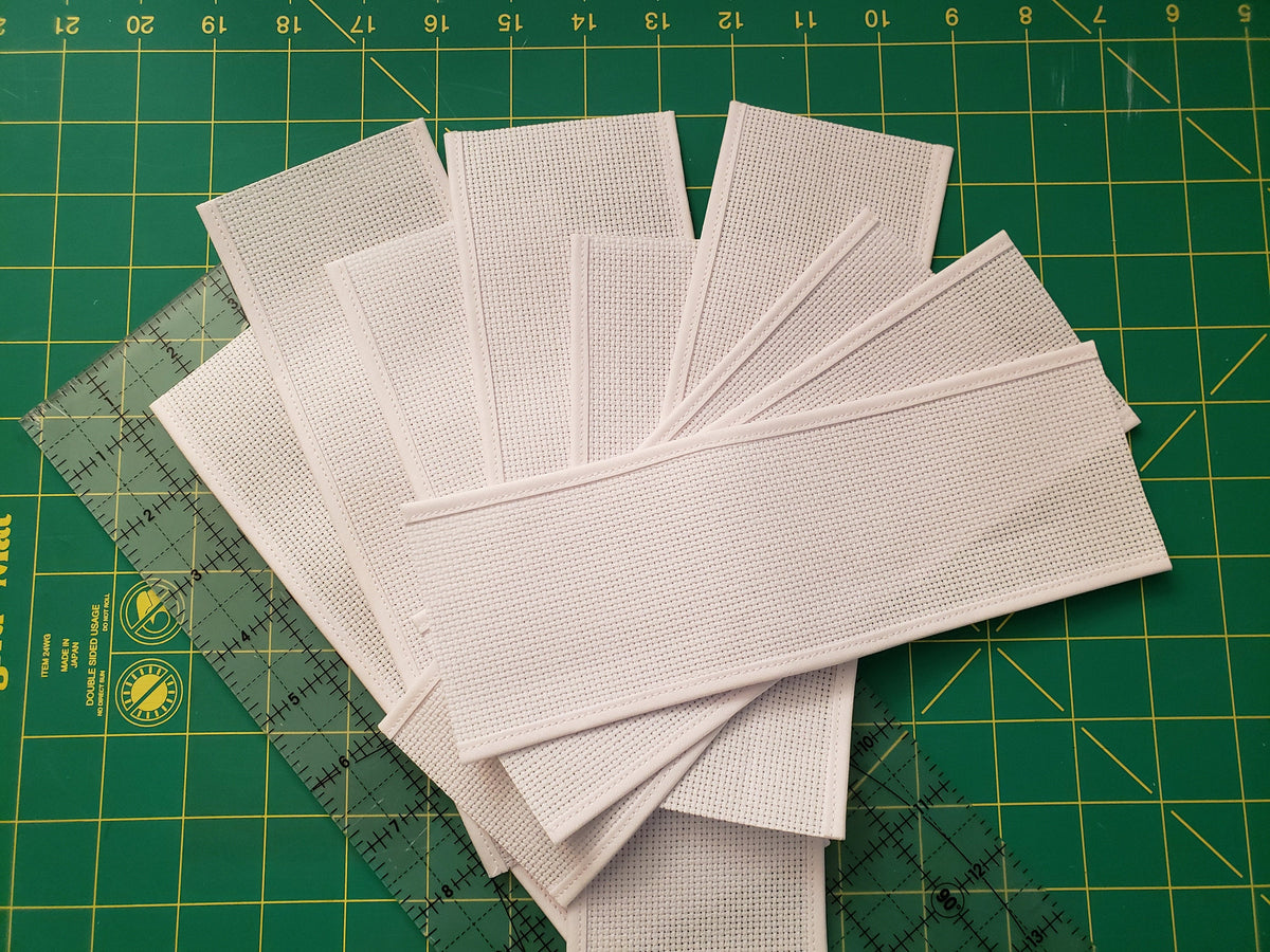 3-PACK Cross Stitch Bookmarks / Trimmed Aida (14-Count) – Rogue ...